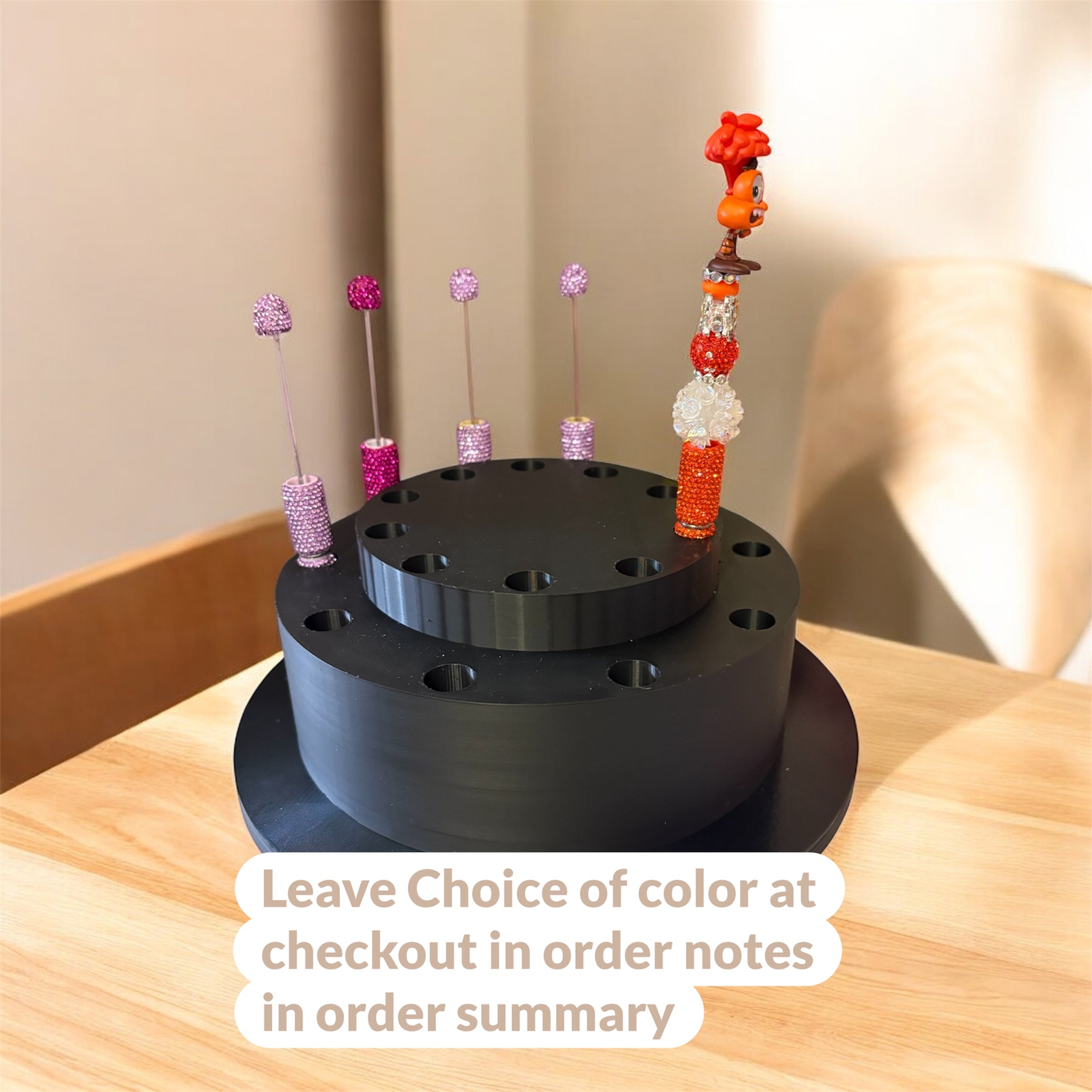 Rotating pen display stand – Glammy Babe Creations